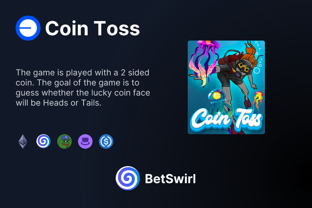 Crypto Coin Toss on Base | BetSwirl